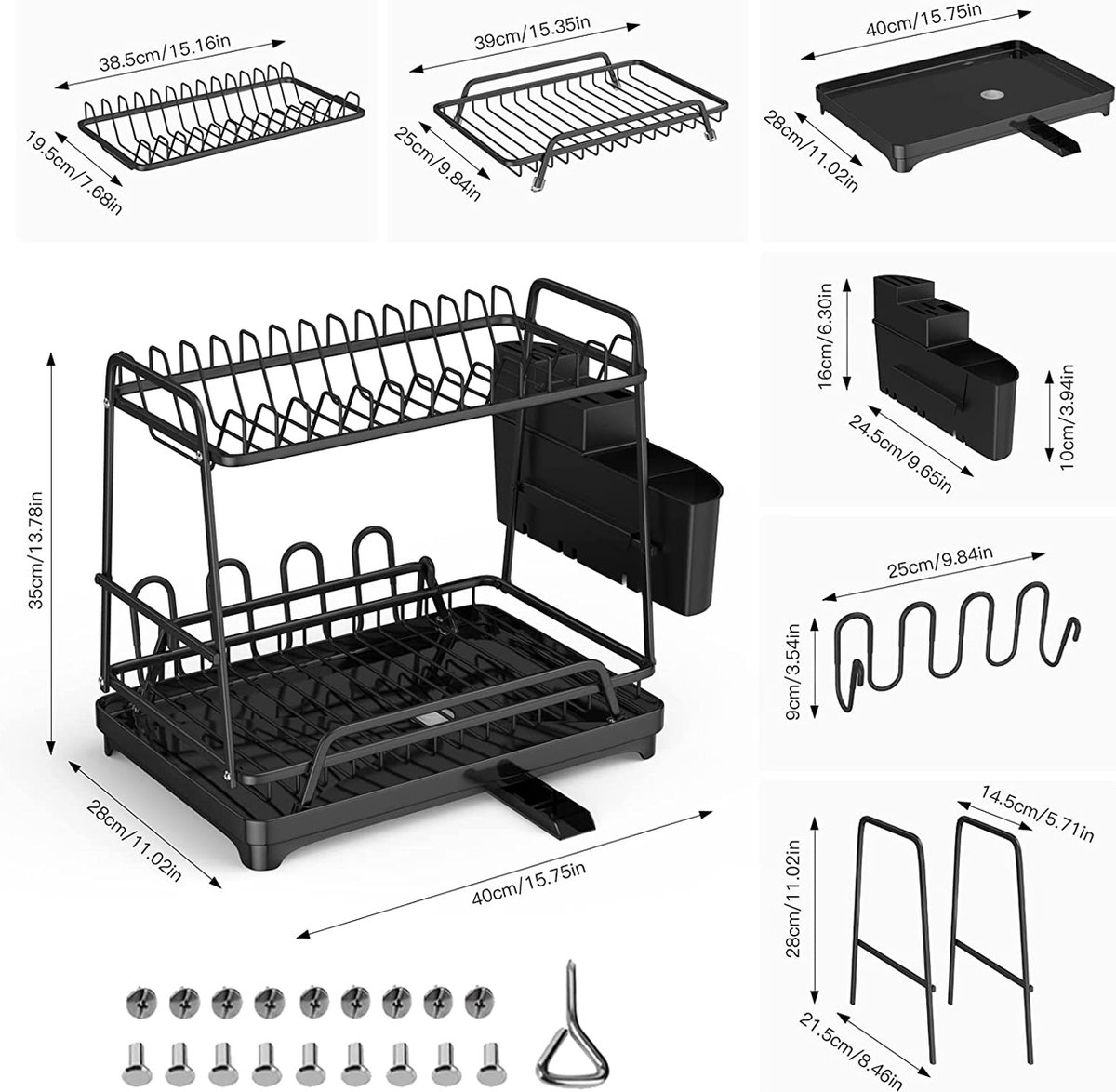 Keuken Afrdruiprek – Keuken Accessoires – Droogrek voor Afwas | bol.com