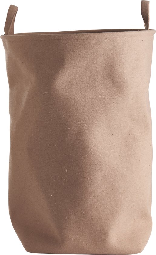 DAY Wasmand - Ronde Wasmand - Incl. Sluiting - Canvas - Bruin | bol