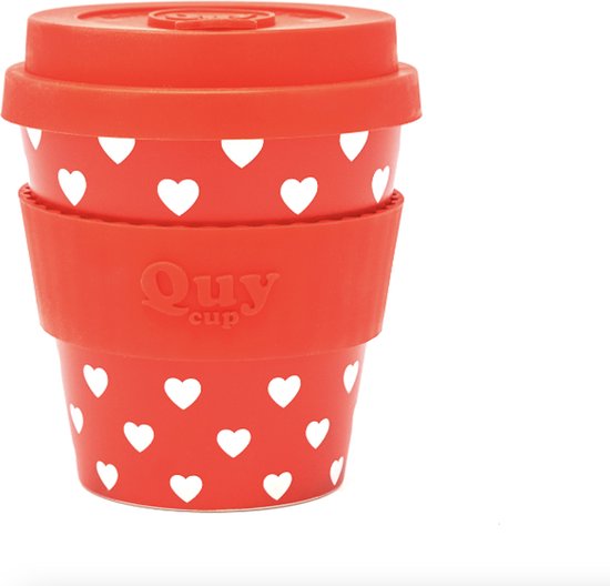 Quy Cup 230ml Ecologische Reis Beker - "Heart" - BPA Vrij - Gemaakt van ...