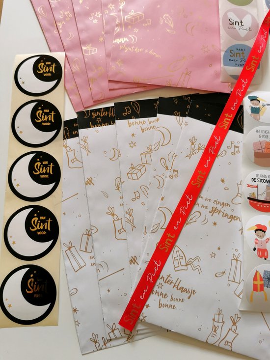 Famkez - Sinterklaas - Sint- cadeauzakjes - inpakzakjes - kadozakjes ...