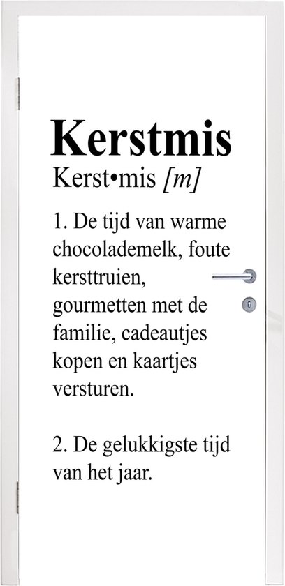 Deursticker Kerstmis betekenis - Spreuken - Woordenboek - Quotes ...