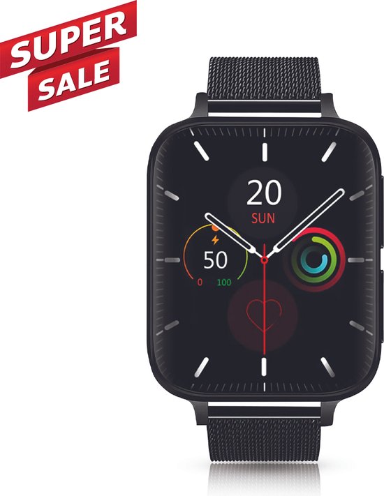 Stenlille Swift Smartwatch – Dames & Heren Horloge – Geschikt voor IOS ...