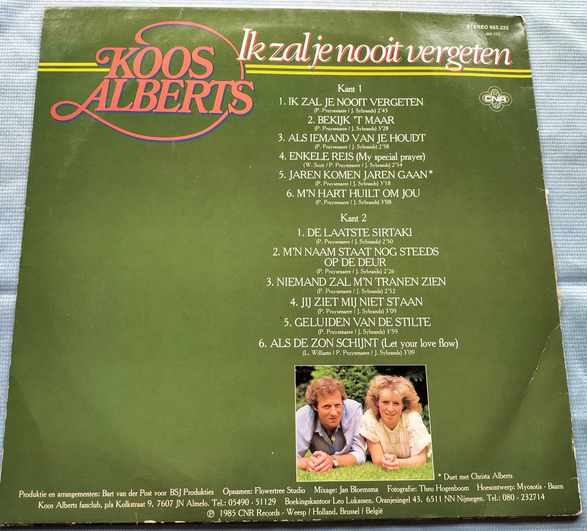 Koos Alberts – Ik Zal Je Nooit Vergeten (1985) LP, Koos Alberts ...