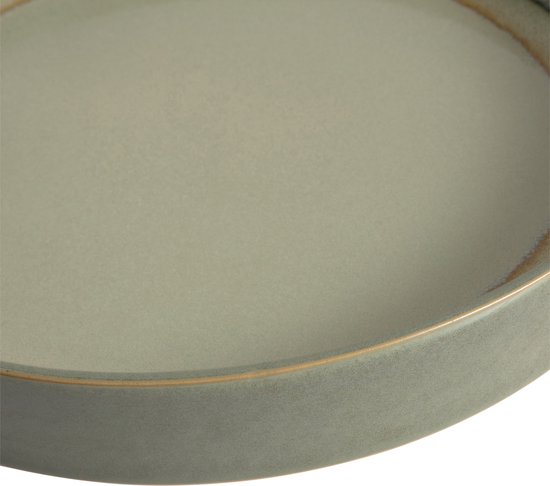 BePureHome Shine Schaal - Keramiek - Jade Groen - 6x40x40 | bol