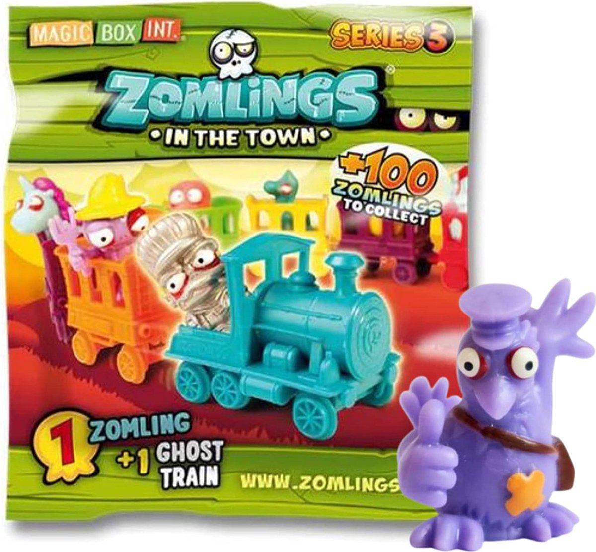 Zomlings in the Town serie 3 blind bag - 1 zakje - Surprise zombie ...