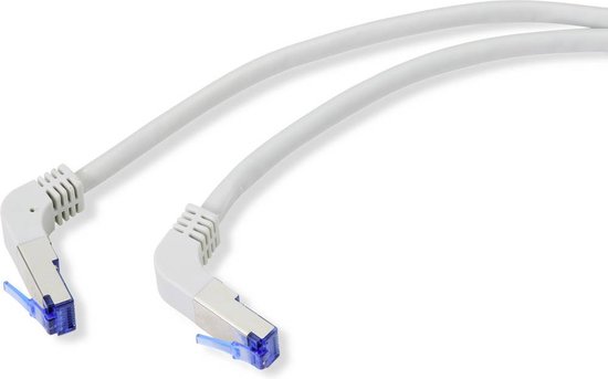 Renkforce RF-4892522 RJ45 Netwerkkabel, patchkabel CAT 6A S/FTP 30.00 m Grijs (RAL... | bol.com