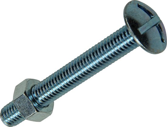 4X SAM Kachelbout + moer verzinkt 6x80mm D1 816298 | bol
