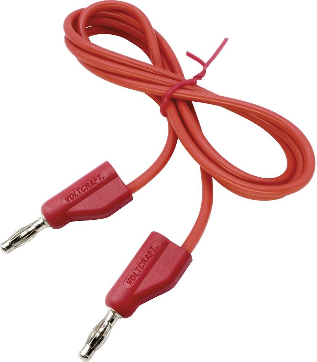 VOLTCRAFT MSB-300 Meetsnoer [Banaanstekker 4 mm - Banaanstekker 4 mm] 1 ...