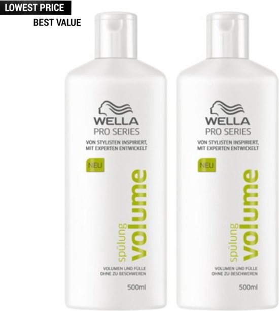 Wella Pro Series Conditioner Volume Value Bundel - 2 x 500 ml | bol