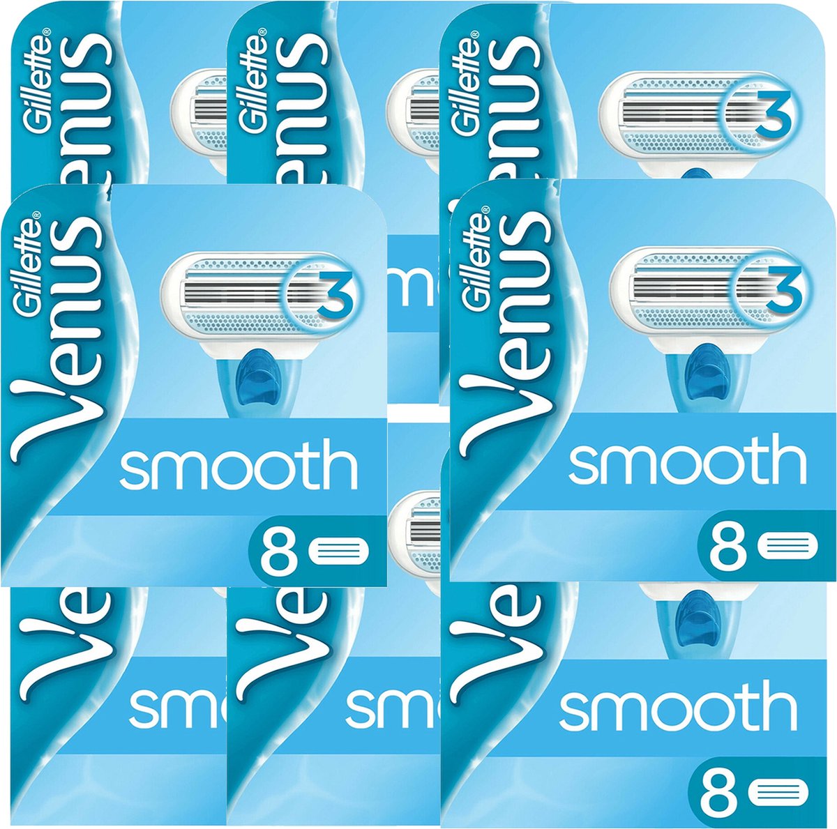 Gillette VENUS SMOOTH scheermesjes/navulmesjes – 64 Stuks | bol.com