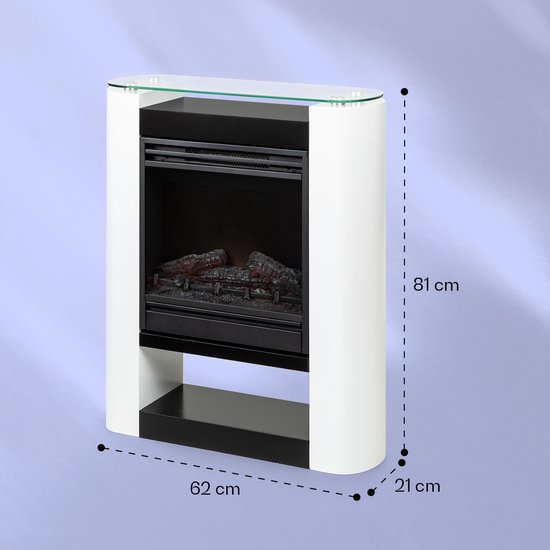 Klarstein Studio 5 Arc Sfeerhaard elektrisch - Elektrische kachel met ...