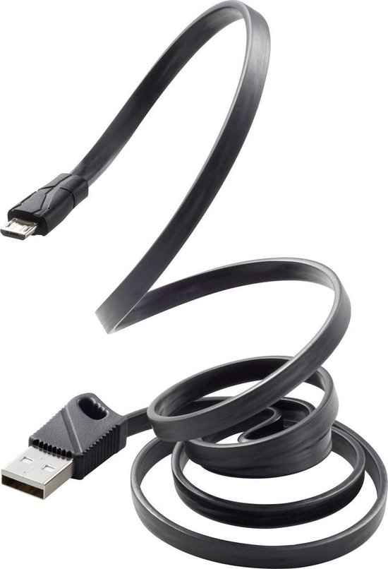 Renkforce USB-kabel USB 2.0 USB-A stekker, USB-micro-B stekker 1.00 m ...