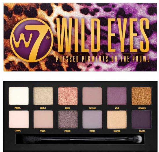 W7 Wild eyes eyeshadow palette | bol.com