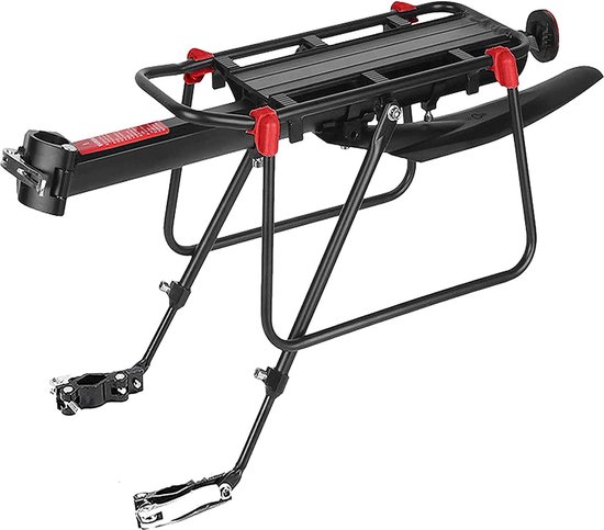 Aoweika mountainbikerek, verstelbaar aluminium bagagerek Fiets Perfect ...