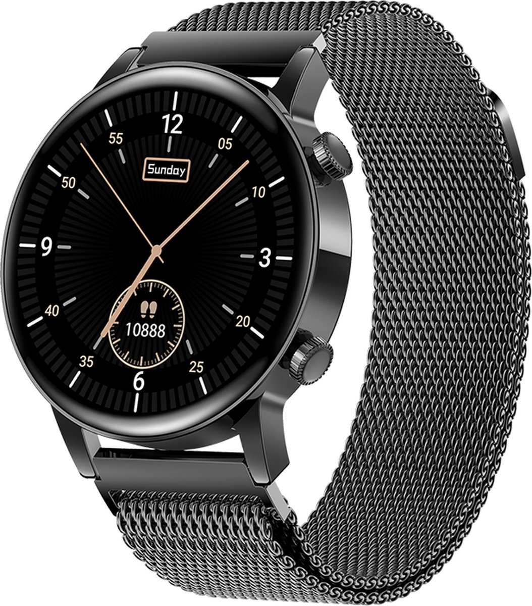 Belesy® MIRACLE - Smartwatch Heren - Horloge – Stappenteller ...