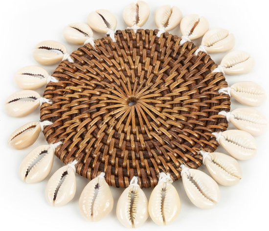 De Cactus Shell Spiegel - Naturel | bol