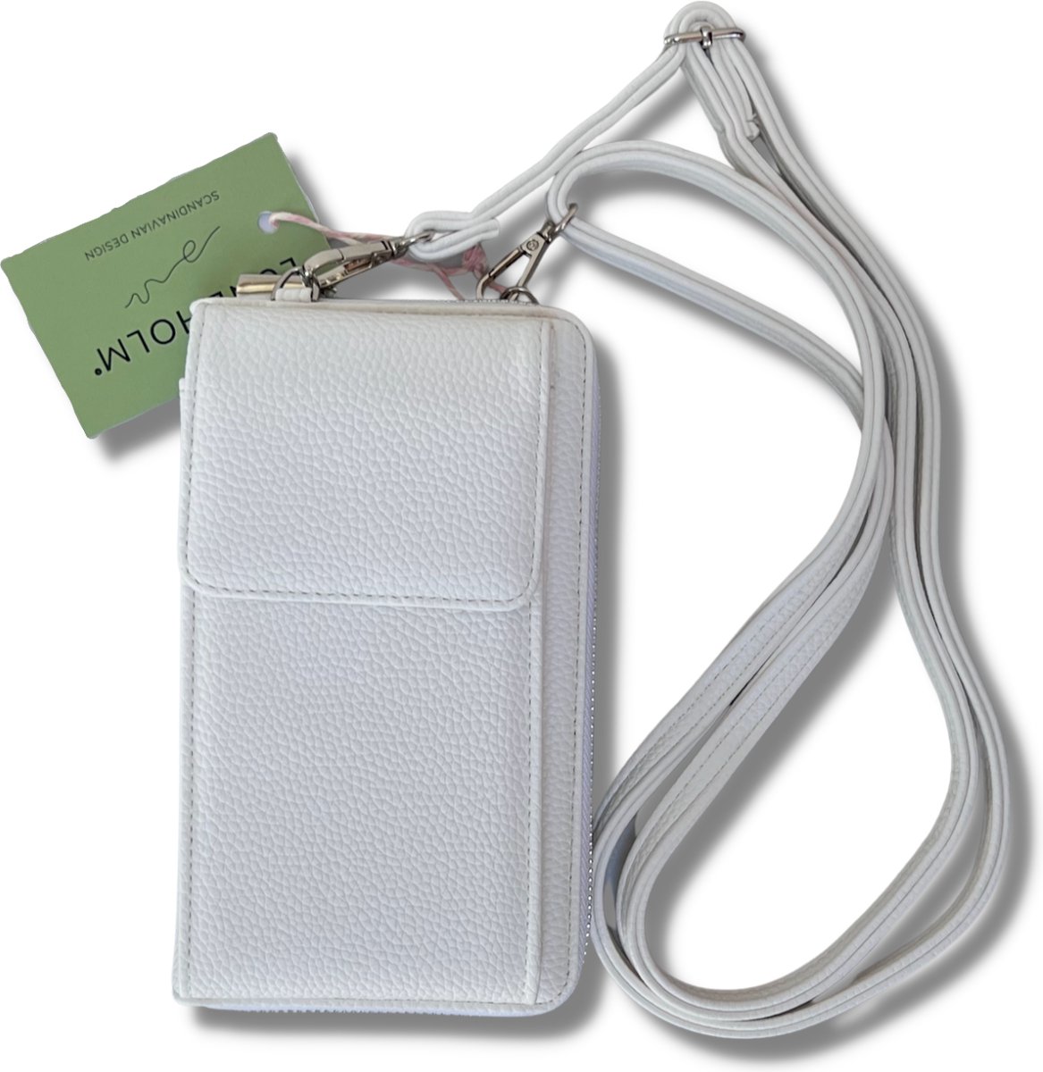 Lundholm telefoontasje dames kunstleer wit - witte tas dames ...