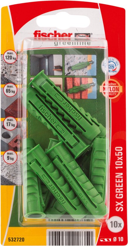 Fischer Pluggen Sx Green | bol