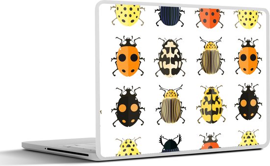 Laptop sticker - 14 inch - Kever - Insecten - Design - 32x5x23x5cm ...