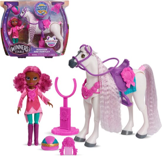 Winners Stable Doll And Horse MADISON&HUNTLEY | bol