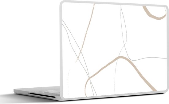 Laptop sticker - 13.3 inch - Abstract - Minimalisme - Line art - 31x22 ...