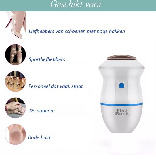 Eelt verwijderaar - elektrische Eeltverwijderaar - eeltrasp - eeltvijl ...