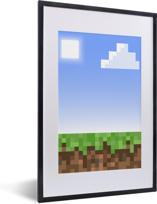Game Poster - Gaming - Pixel - Gamen - Gras - Minecraft - 40x60 cm ...