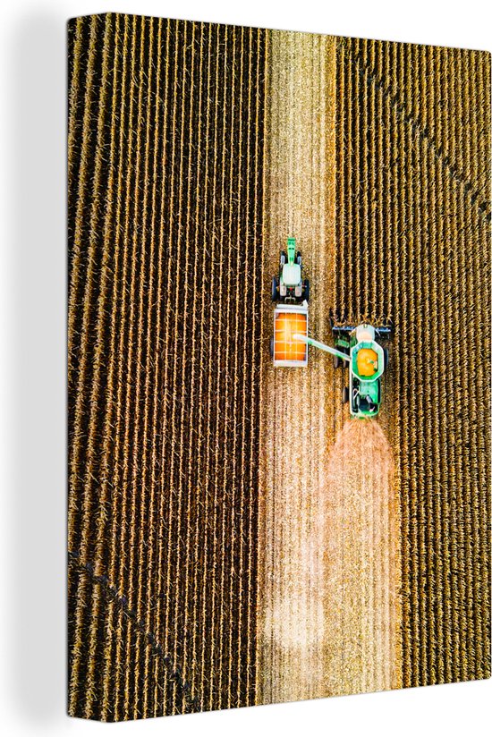 Canvas schilderij trekker - Foto op canvas - Muurdecoratie woonkamer ...