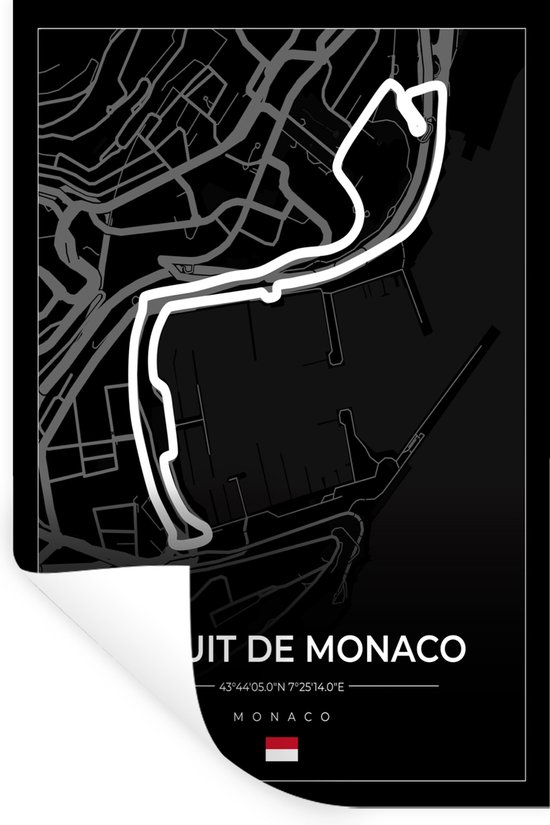 Muurstickers - Sticker Folie - Monaco - Formule 1 - Circuit de Monaco ...