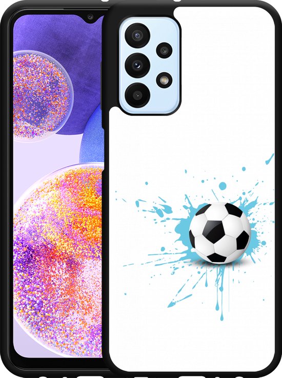 Samsung Galaxy A23 Hardcase hoesje Soccer Ball - Designed by Cazy | bol.com