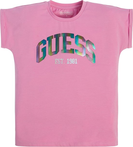 Guess Girls Shirt Pink - Maat 152 | bol.com