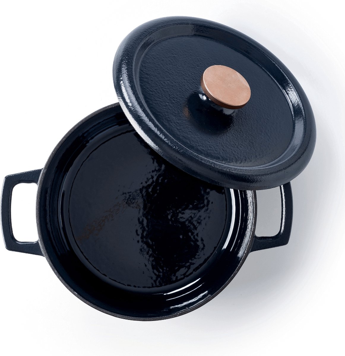 Nori inductie Braadpan 26 cm zwart - 5L - Gietijzer - Emaille ...