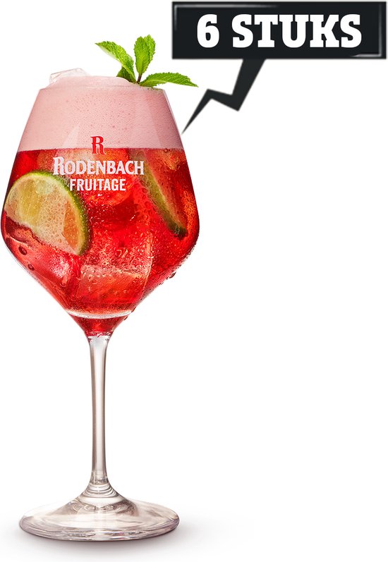 FruitAge by Rodenbach bierglas - 25cl - 6 stuks | bol