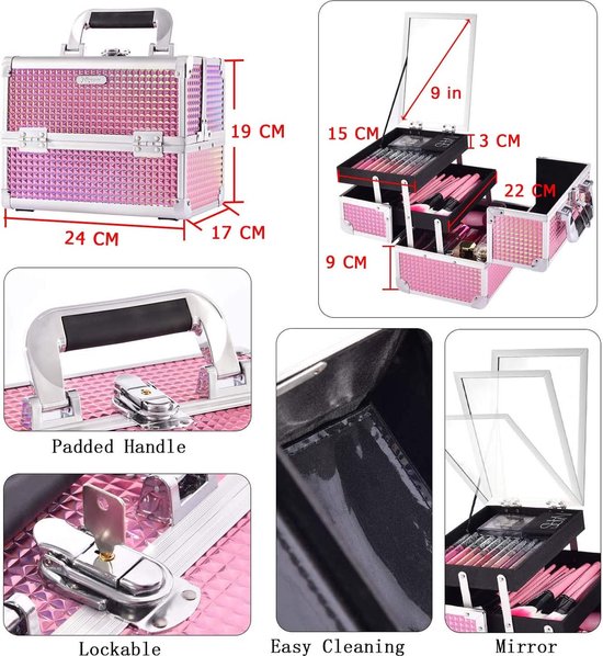 Make up koffer – Koffer voor make up travel reizen – Onderweg make up ...