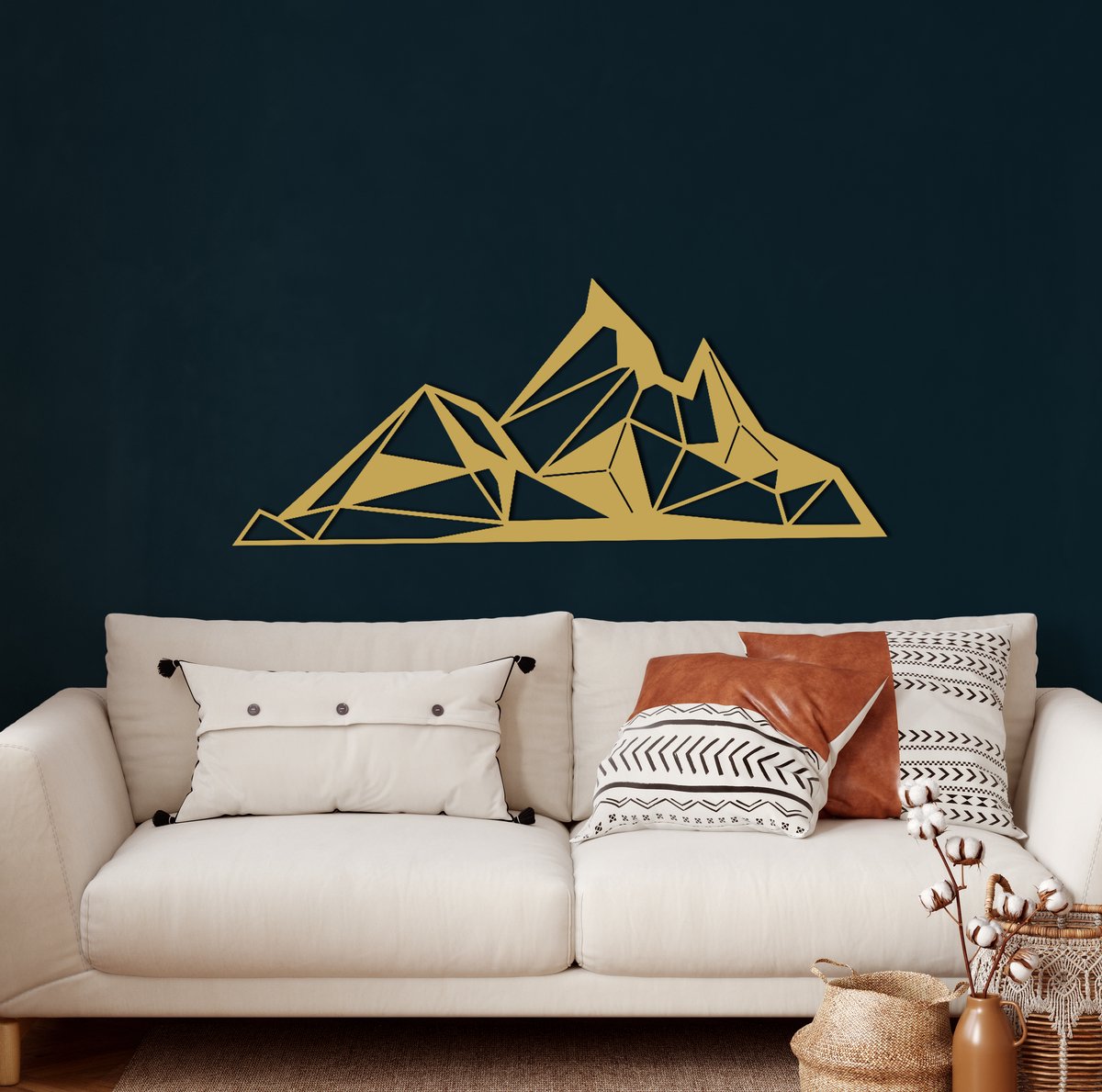 Wanddecoratie | Berg / Mountain | Metal - Wall Art | Muurdecoratie ...