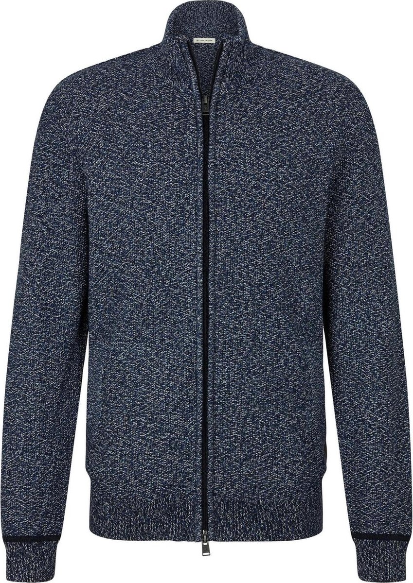 TOM TAILOR structured knit jacket Heren Vest - Maat M | bol.com