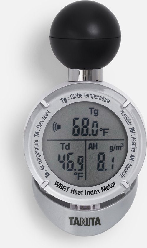 TANITA TT-563 Warmte-indexmeter - WBGT - Wet Bulb Globe Temperature | bol