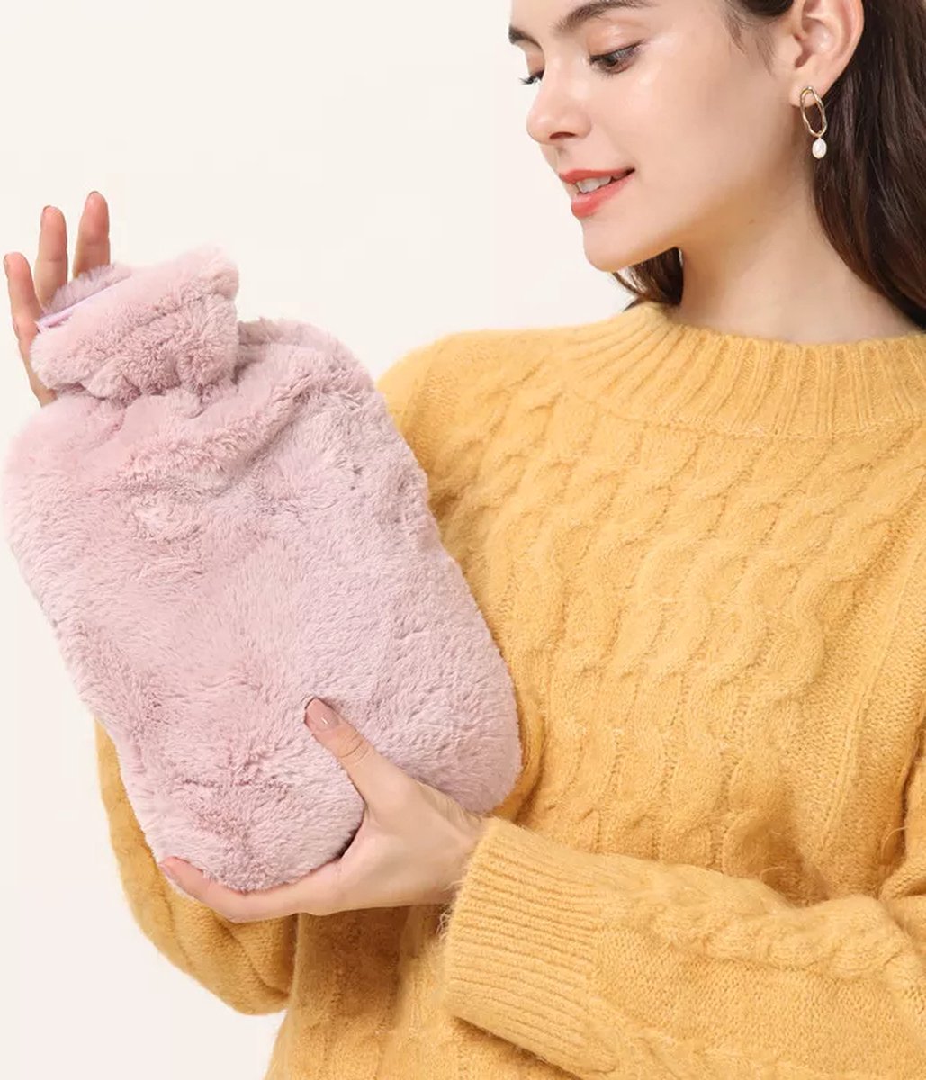 Souiri kruik - Warmwaterkruik met hoes - Extra zacht - 2 Liter - Tot 6 ...