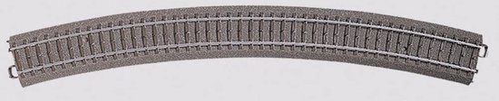 H0 Märklin C-rails (met ballastbed) 24530 Gebogen rails 30 ° Radius R5 | bol