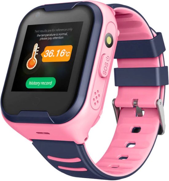 Smartwatch voor Kinderen - Kinder Horloge - A36 - Roze - GPS Tracker ...