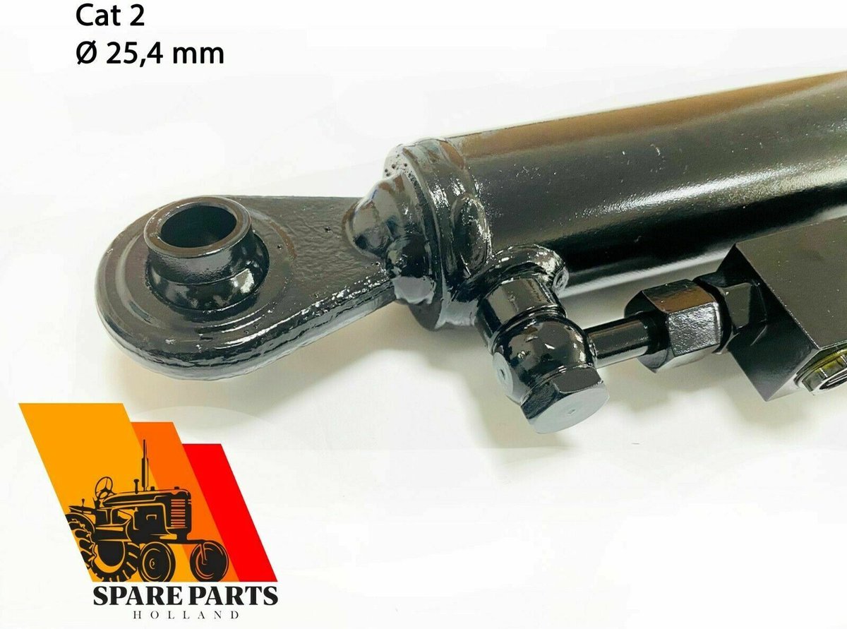 Hydraulische Topstang Cat. 2 (600 - 880 mm) met Vanghaak, Terugslagklep en Slangen | bol.com