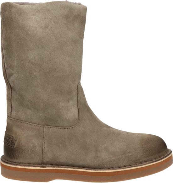 Shabbies Amstedam dames boot - Taupe - Maat 39 | bol.com