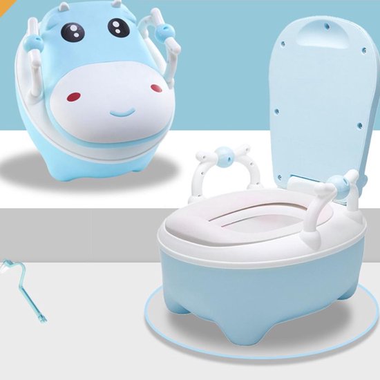 Pot pipi Vache - Pot pipi enfant - Pot tout-petit - Pot avec couvercle ...