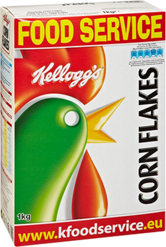 Kellogg's Cornflakes Ontbijtgranen - Doos van 4 x 1 kg | bol