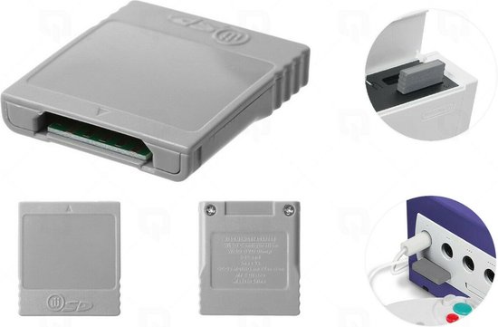 Wi SD memory card adapter for Nintendo Wii & GameCube console homebrew ...
