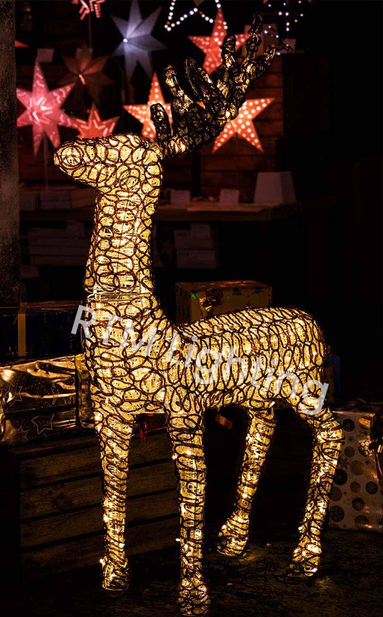 Rendier groot staand "Exclusivo" - 120cm | bol.com