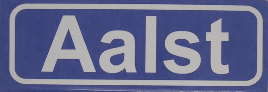 Koelkast magneet plaatsnaambord Aalst. | bol