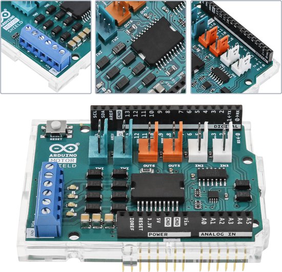 Arduino - Arduino Motor Shield Motorcontroller | bol.com