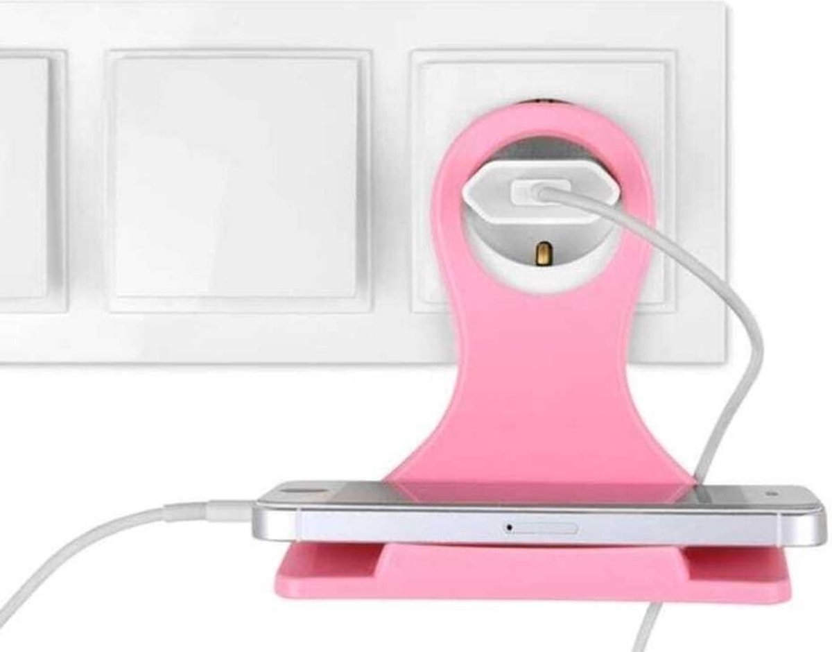 Telefoonhouder Stopcontact- Hangende telefoonhouder- Universele ...