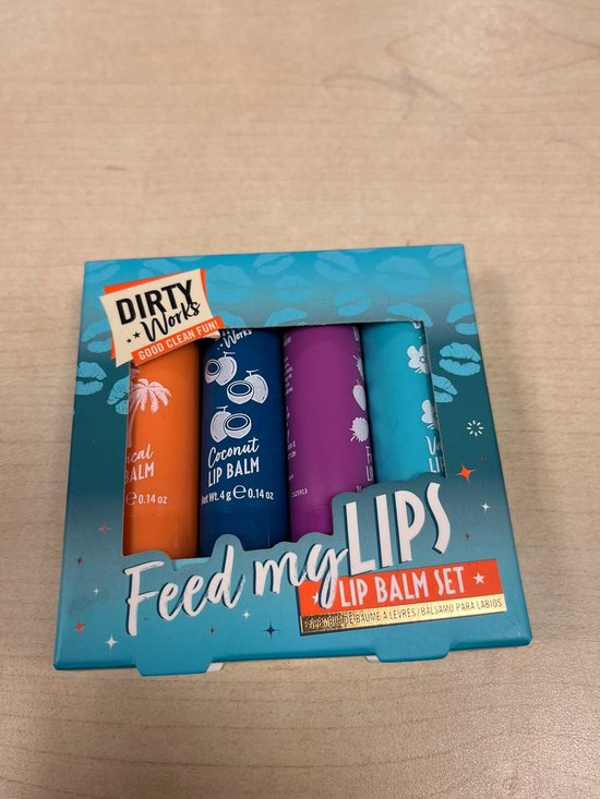 Dirty Works Feed my lips lip balm | bol